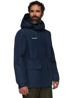 MAMMUT Fall Line Hs Thermo Hooded Jacket - Marine