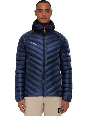 MAMMUT Broad Peak In Hooded Jacket - Marine/black