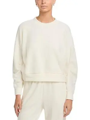 Velvet By Graham & Spencer Kimmy Drop Shoulder Sweatshirt - Cream