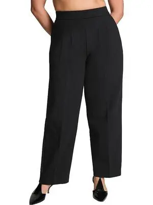 Spanx Ponte Pleated Pants - Classic Black