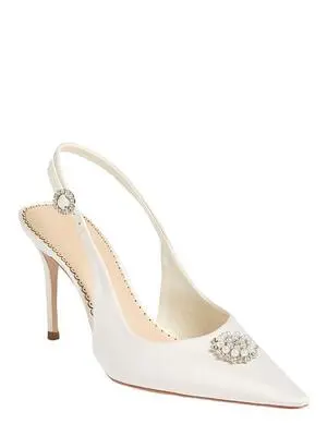 Cinq À Sept Claire Embellished Pumps Ivory