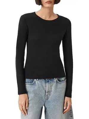 ALLSAINTS Stevie Long Sleeve Tee - Black