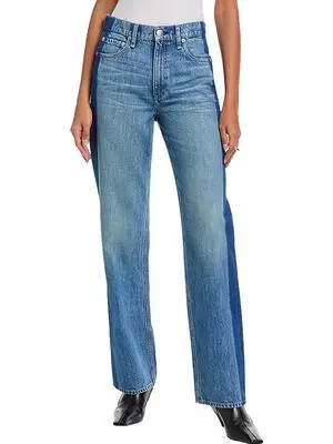 Rag & Bone Shea High-rise Straight Jeans - Balboa Shadow