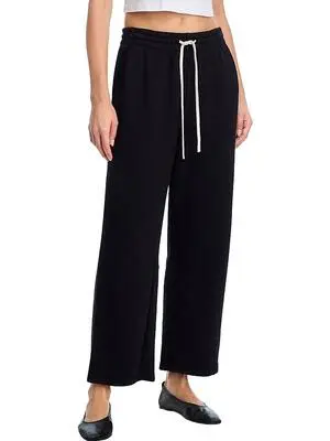 PERFECTWHITETEE Fallon Fleece Pants - True Black