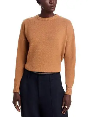 Majestic Filatures Cashmere Relaxed Crewneck Sweater - Ficell