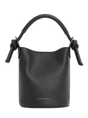 MANSUR GAVRIEL Fortuna Mini Leather Bucket Bag - Black