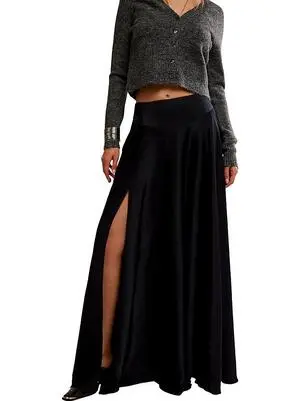 Free People Chilco Maxi Skirt - Black