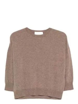 VANISÈ Crewneck Knitwear - Brown