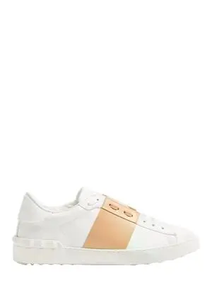 Valentino Garavani Studded Leather Sneakers - White