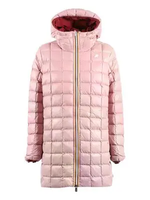 K-WAY Sophie Hooded Reversible Parka - Pink