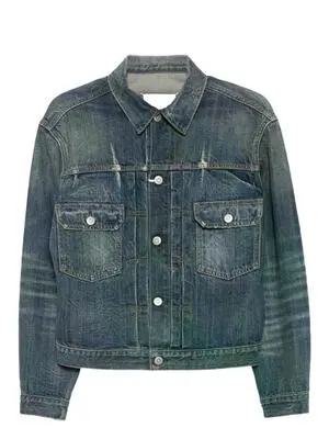 MAISON MARGIELA Cotton Denim Jacket - Blue