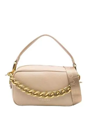 BRACCIALINI Chain Strap Satchel - Neutrals