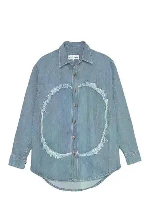 EDWARD CUMING Circle Shirt Jacket - Blue