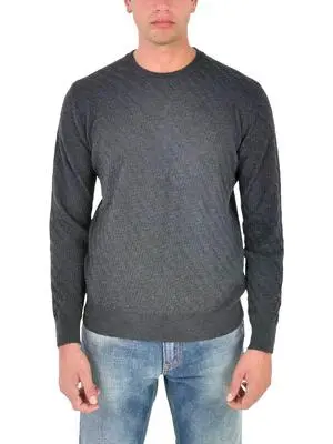 LOW BRAND Crew-neck Top - Grey