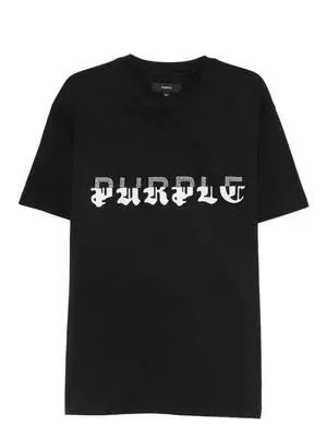 PURPLE BRAND Short-sleeve T-shirt - Black