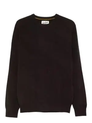 MC2 SAINT BARTH Regent Merino Crew Neck Sweatshirt - Brown