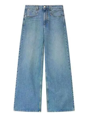 Isabel Marant Lemony Wide Leg Jeans - Blue