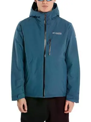 Columbia Logo Detail Hooded Jacket - Blue