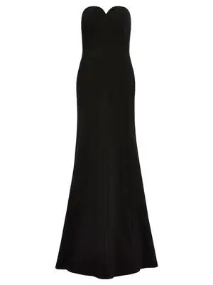 Jenny Packham Lust Strapless Maxi Dress - Black