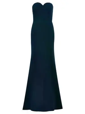 Jenny Packham Lust Strapless Maxi Dress - Blue