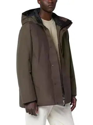 GOLDWIN Hooded Down Jacket - Brown