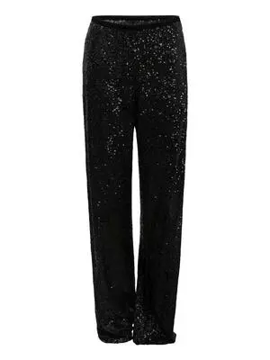 F.IT Sequin Trousers - Black