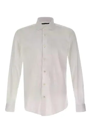 Brian Dales Classic-collar Button Shirt - White