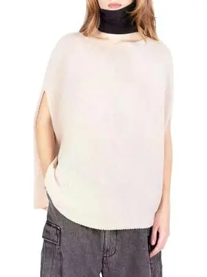 SOCIETE ANONYME Franci Slit-knit Cape - Neutrals