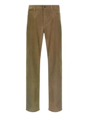 THE ROW Fred Corduroy Five-pocket Trousers - Brown
