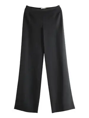 THE ROW Button-detail Trousers - Black