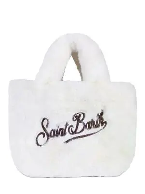 MC2 SAINT BARTH Logo-embroidered Tote - White