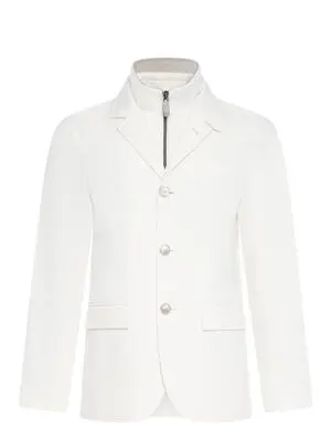 Herno Single-breasted Blazer - White