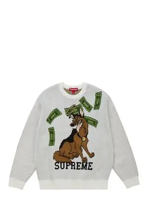 Supreme All Dogs Go To Heaven Sweater - White