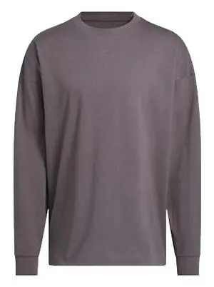 Adidas Long Sleeve Tee Shirt - Grey Strata