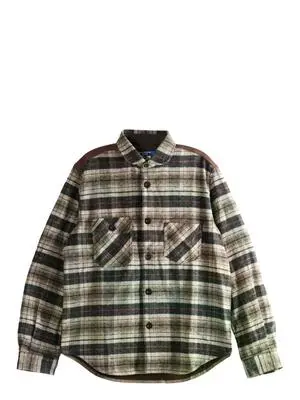 Junya Watanabe Plaid Pattern Cotton Shirt - Neutrals