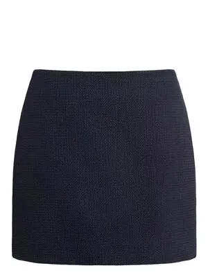 12 STOREEZ Textured Mini Skirt