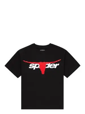 SP5DER Tx5 Flag Tee Shirt - Black