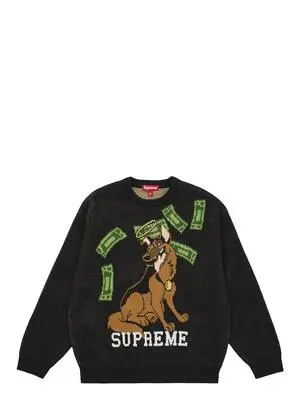 Supreme All Dogs Go To Heaven Sweater - Black