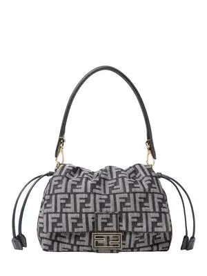 Fendi Mamma Baguette Medium Blue