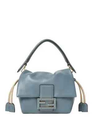 Fendi Mamma Baguette Small Light Blue
