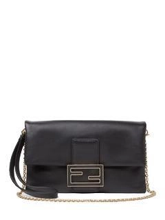 Fendi Mamma Baguette Pouch - Black