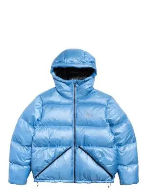 StÜssy Micro Ripstop Down Hooded Parka - Sky Blue