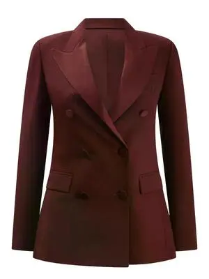 SEMPER Double-breasted Blazer - Red