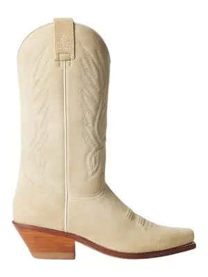 RALPH LAUREN Ralph Lauren Collection Chilton Suede Cowboy Boots