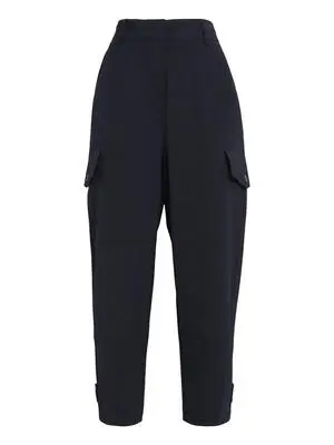Max Mara Tech Cropped Cargo Trousers - Blue