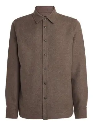 Rag & Bone Wool Chelsea Overshirt - Brown