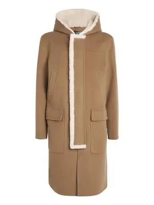 Mackage Wool Abraham Duffle Coat - Beige