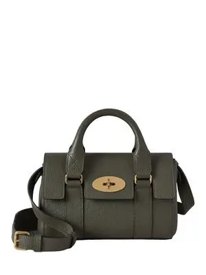 Mulberry Mini Leather Bayswater Top Handle Bag - Green