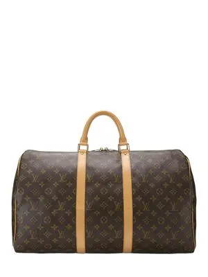 LOUIS VUITTON Monogram Keepall 50 - Brown