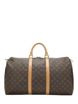 LOUIS VUITTON Monogram Keepall 50 - Brown